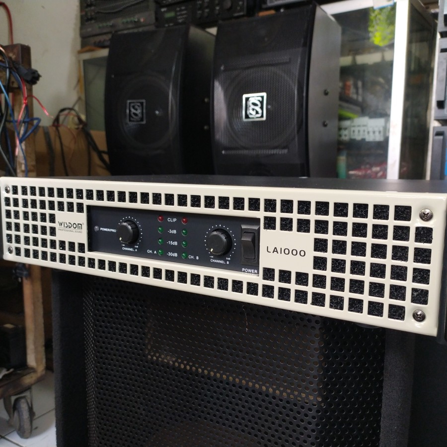 Jual Power Amplifier WISDOM LA1000 / LA-1000 2 Channel Original | Shopee Indonesia
