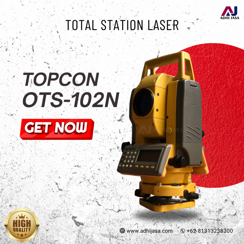 Jual Total Station Laser Topcon OTS-102N GTS SOKKIA CX South Nikon TS ...
