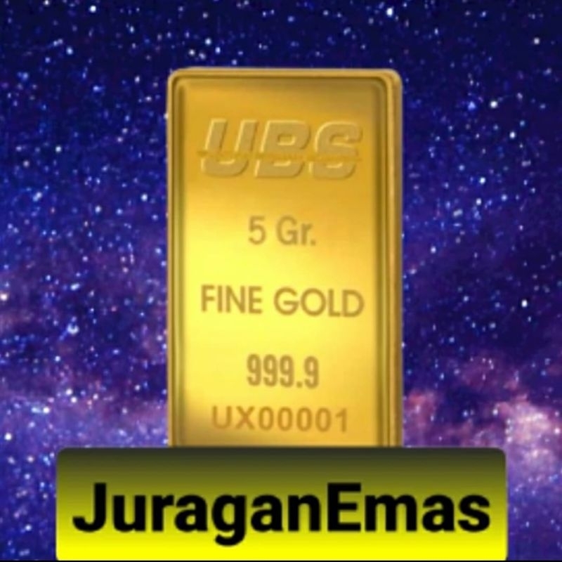Jual 5 GR (GRAM) LOGAM MULIA/LM/EMAS BATANGAN UBS | Shopee Indonesia