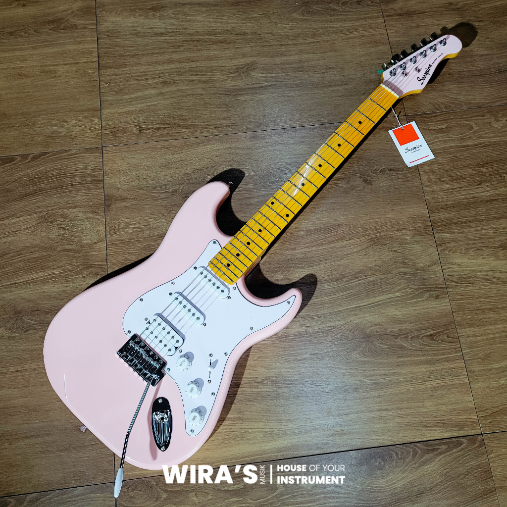 Jual Scorpion SS120 HSS Stratocaster Electric Guitar | Shopee Indonesia