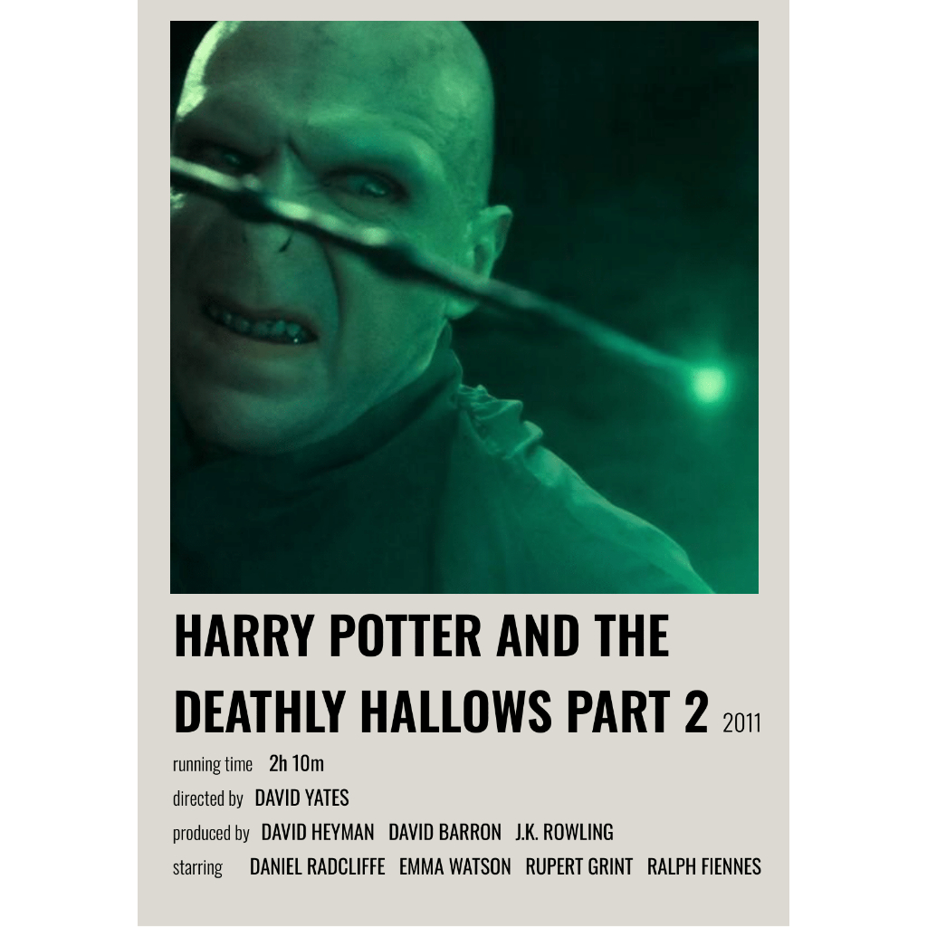 Jual Poster Harry Potter and the Deathly Hallows Part 2 / Aesthetic ...