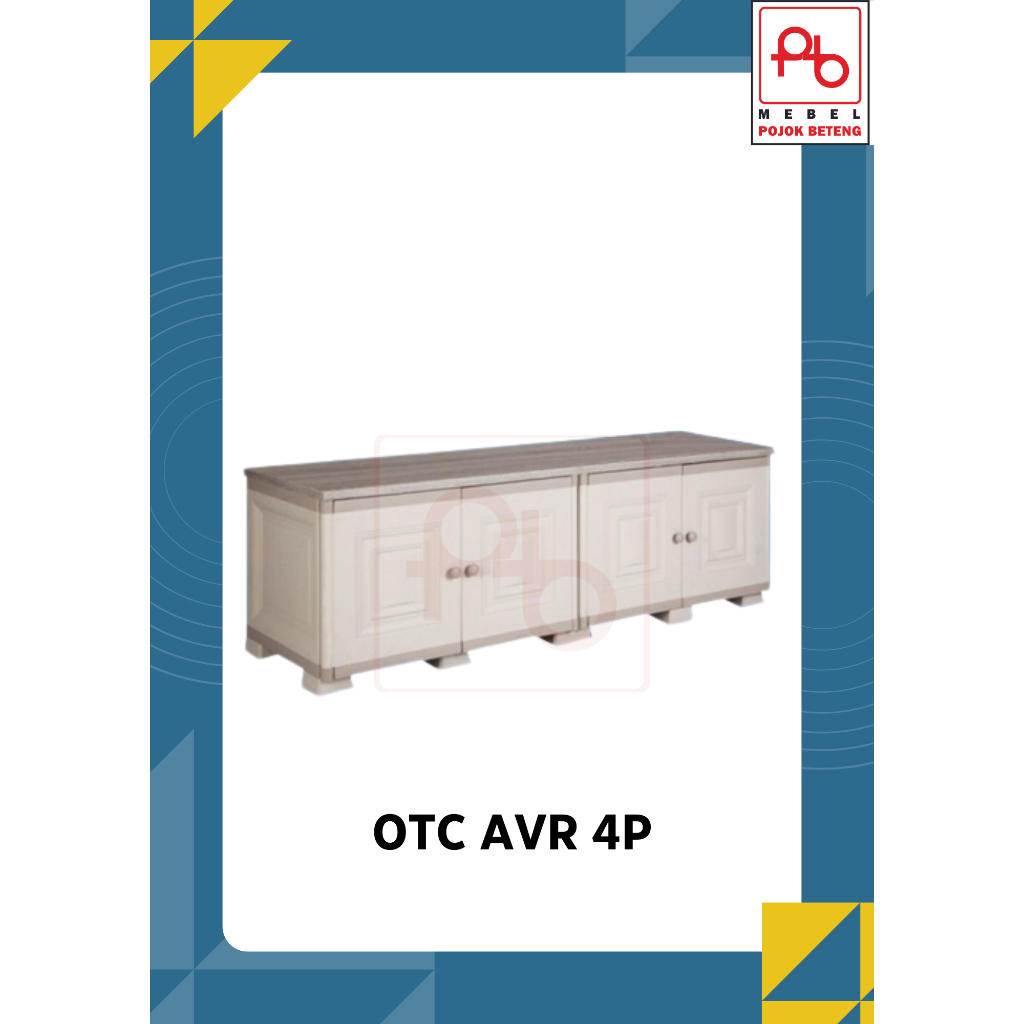 Jual Lemari Plastik Olymplas OTC AVR 4P Jogja | Shopee Indonesia