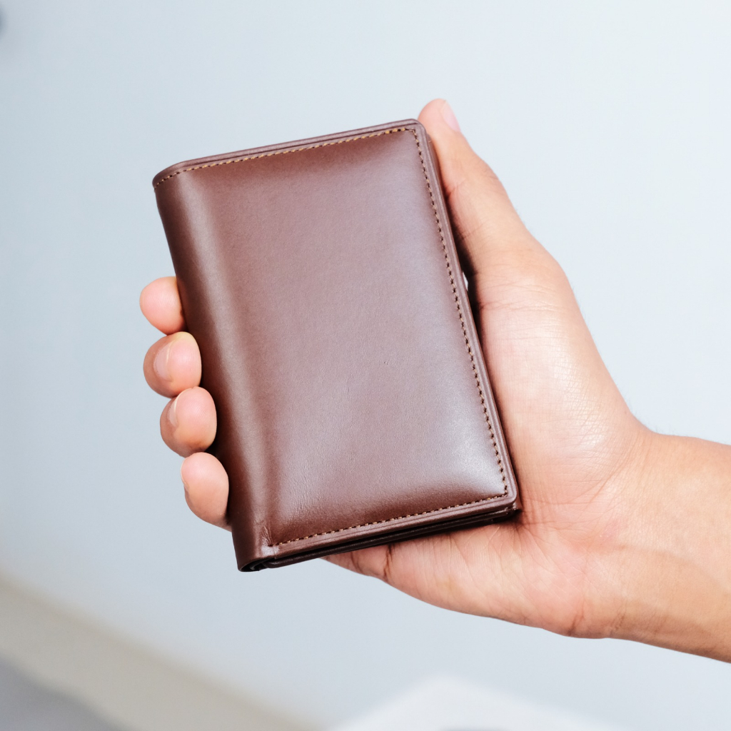 Jual Dompet Kulit Pria Lipat 3 100% Original Kulit Asli | Shopee Indonesia