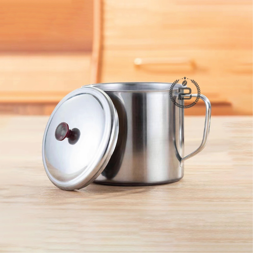 Jual Mug mini cangkir kecil 8cm 250ml plus tutup mini kecil gelas ...