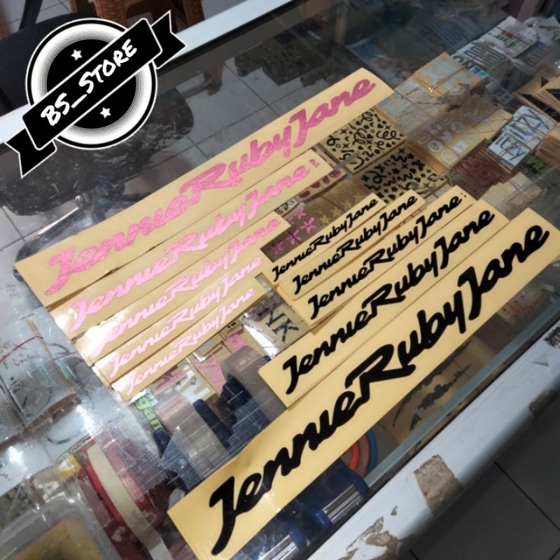 Jual Sticker K Pop Blackpink JENNIE RUBY JANE TULISAN SAMBUNG | Shopee ...