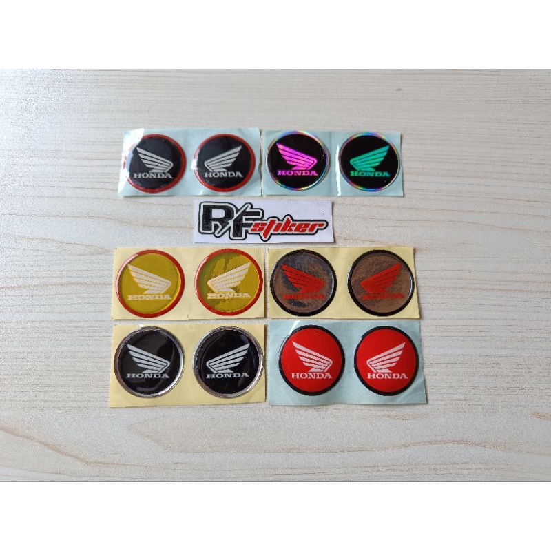 Jual Stiker sticker emblem timbul logo sayap honda | Shopee Indonesia
