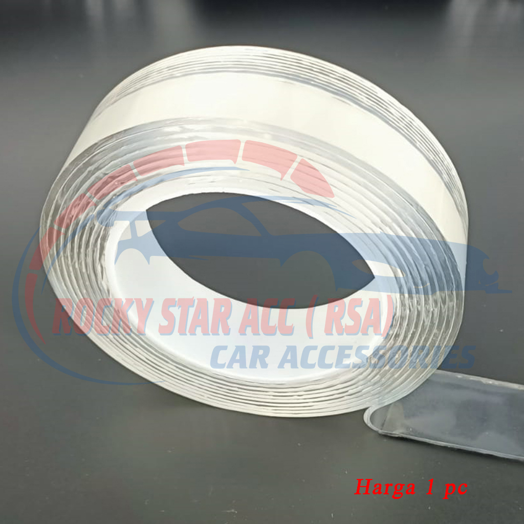 Jual Double tape / Magic Tape PU Gel Bening 20mm x 3mtr x 1mm | Shopee ...