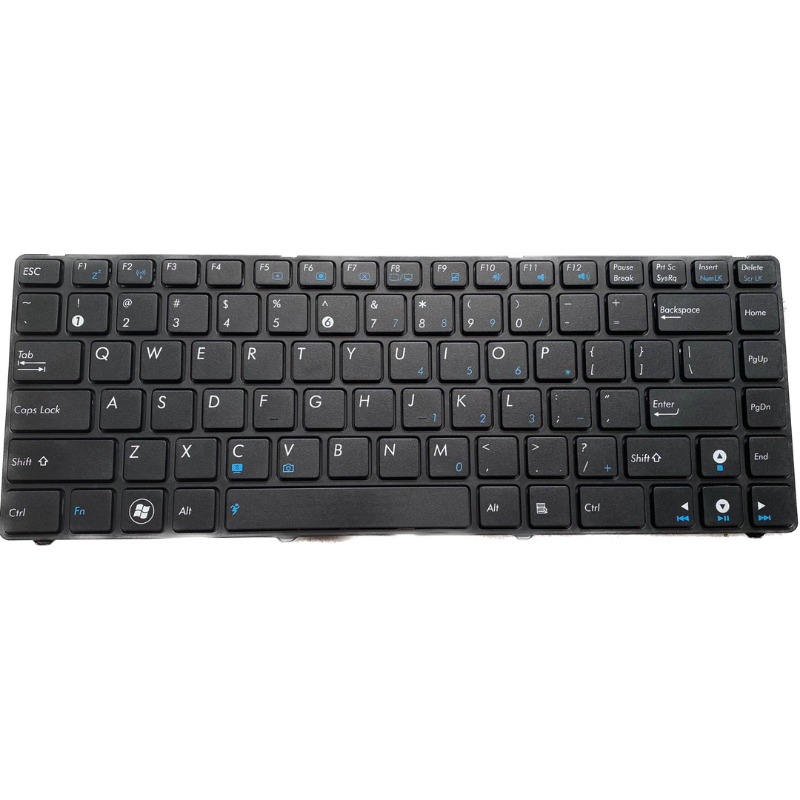 Jual Keyboard Laptop ASUS X45 X45A X45U X45VD X45C Frame Hitam | Shopee ...