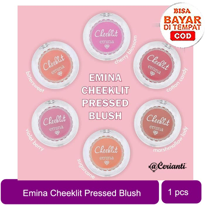 Jual EMINA CHEEK LIT PRESSED BLUSH 3,5G - BLUSH ON_Cerianti | Shopee ...