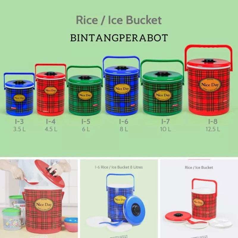Jual LION STAR - RICE ICE BUCKET / TERMOS ES / TERMOS NASI UKURAN 6-8 ...