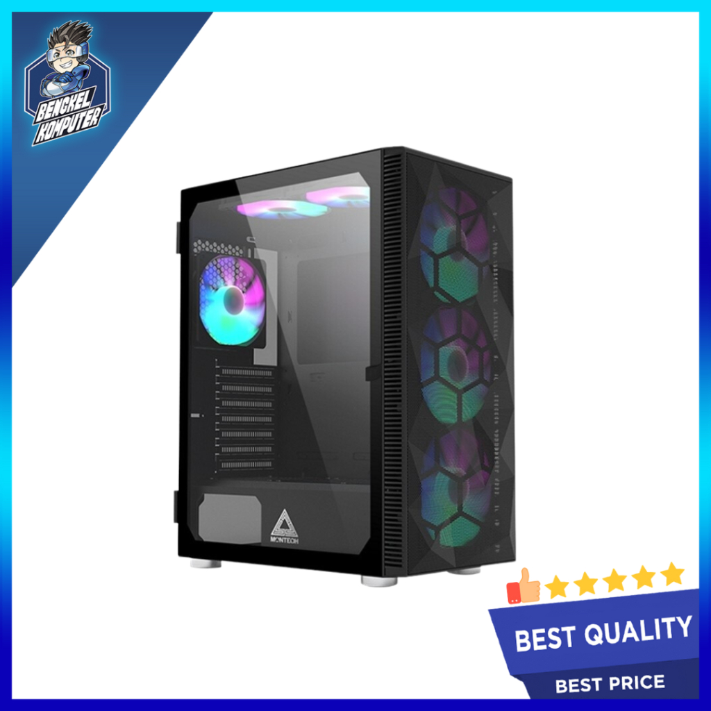 Jual CASING PC MONTECH X3 MESH | Shopee Indonesia