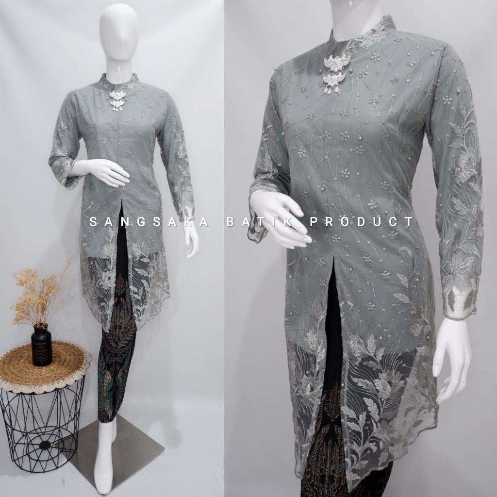 Jual Kebaya Tunik / Tunik Brokat / kebaya sanghai / Kebaya Modern ...