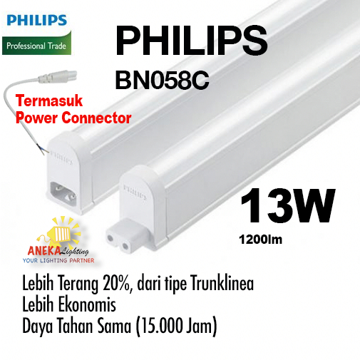 Jual Philips BN058C LED11 13W L1200GM T5 LED Batten 13W | Shopee Indonesia