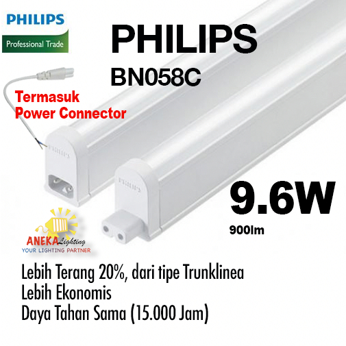 Jual Philips BN058C LED9 9.6W L900LM T5 Batten LED 9.6W | Shopee Indonesia