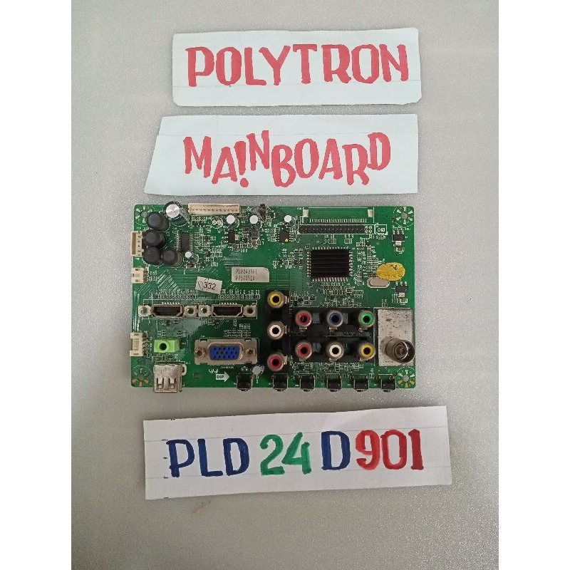 Jual Main Board MB Mainboard Motherboard TV Polytron Model PLD-24D901 ...