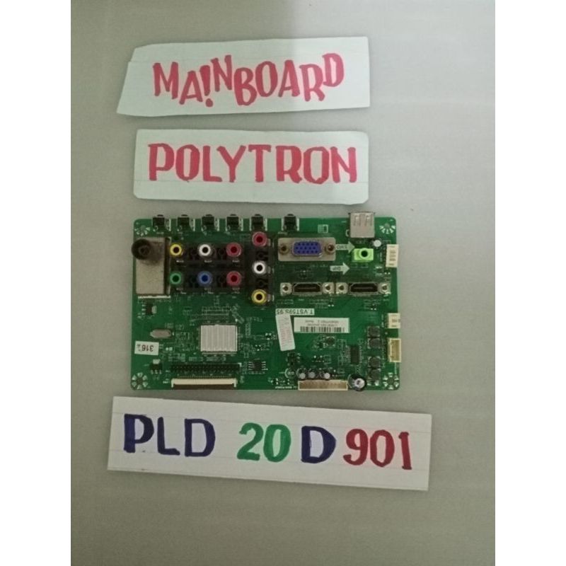 Jual Main Board MB Mainboard Motherboard TV Polytron Model PLD 20D901 ...