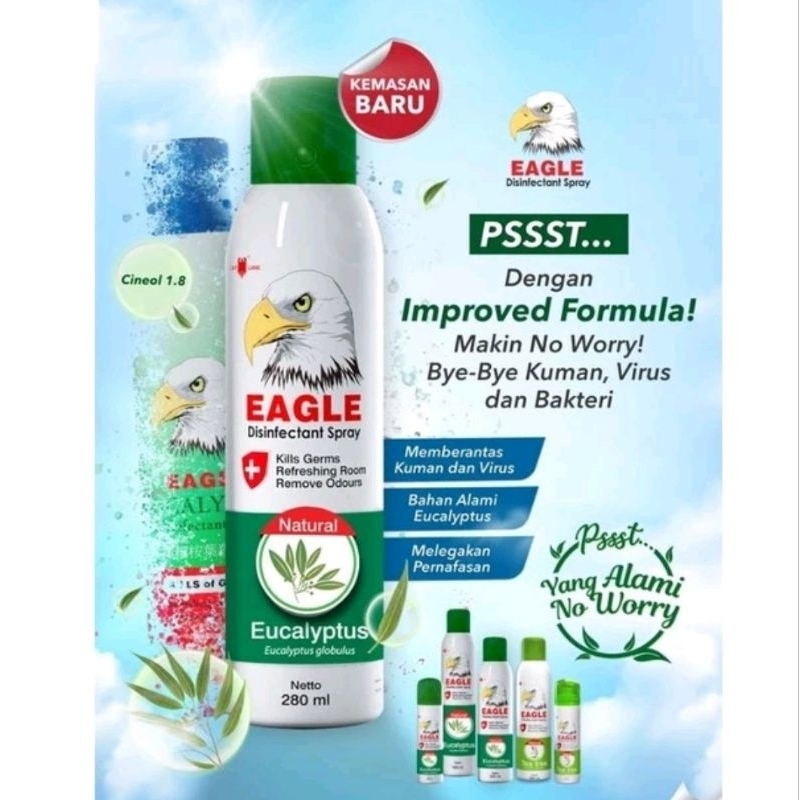 Jual Eagle Spray Eucalyptus CapLang 500ml Original | Shopee Indonesia