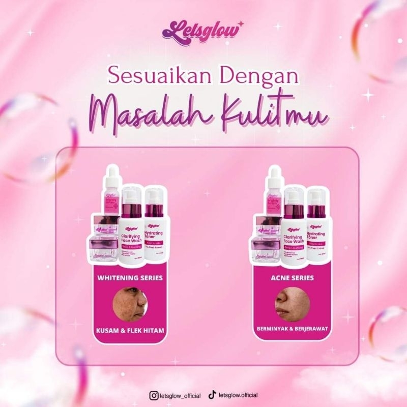 Jual LETSGLOW SKINCARE GLOW/ACNE | Shopee Indonesia