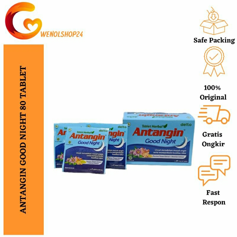Jual Antangin Good Night Isi 80 Tablet Deltomed / Memmperbaiki Kualitas ...