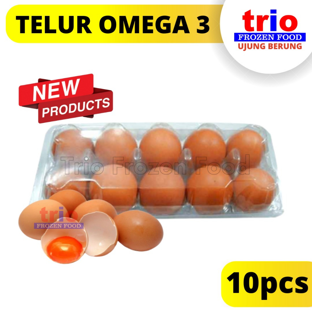 Jual Telur Ayam Omega 3 isi 10pcs | Shopee Indonesia
