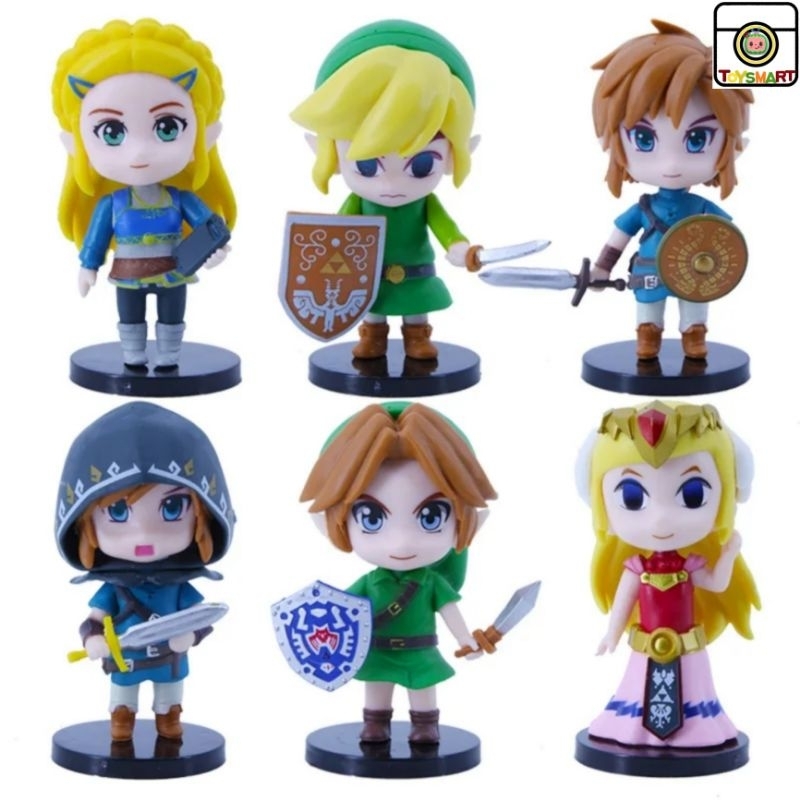 Jual Action Figure Legend Of Zelda Figure Princess Zelda Set Miniatur ...