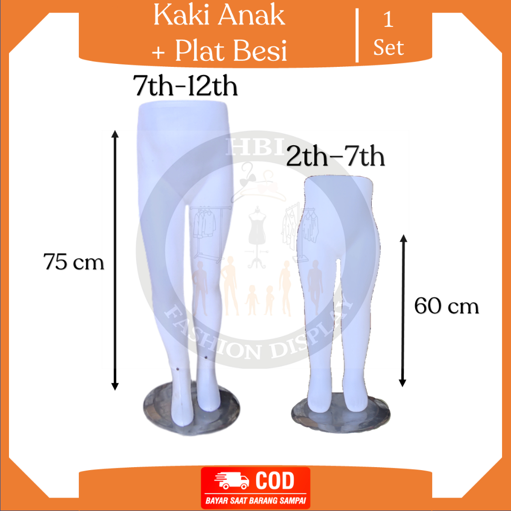 Jual Display Manekin Kaki Anak Bening / Patung Anak / Patung Kaki ...