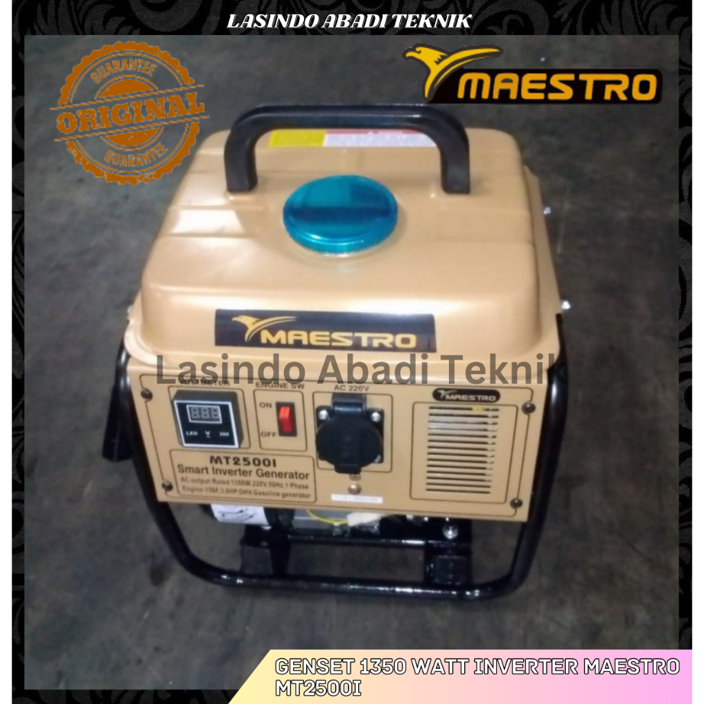 Jual Genset Maestro MT2500I 1400W 4Tak / Generator Maestro MT 2800i ...