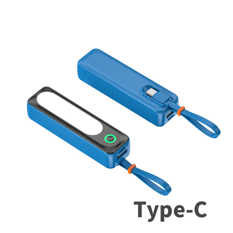 Jual SKCBO Powerbank dengan lampu 5000mAh Dengan Kabel Type-C & iOS ...