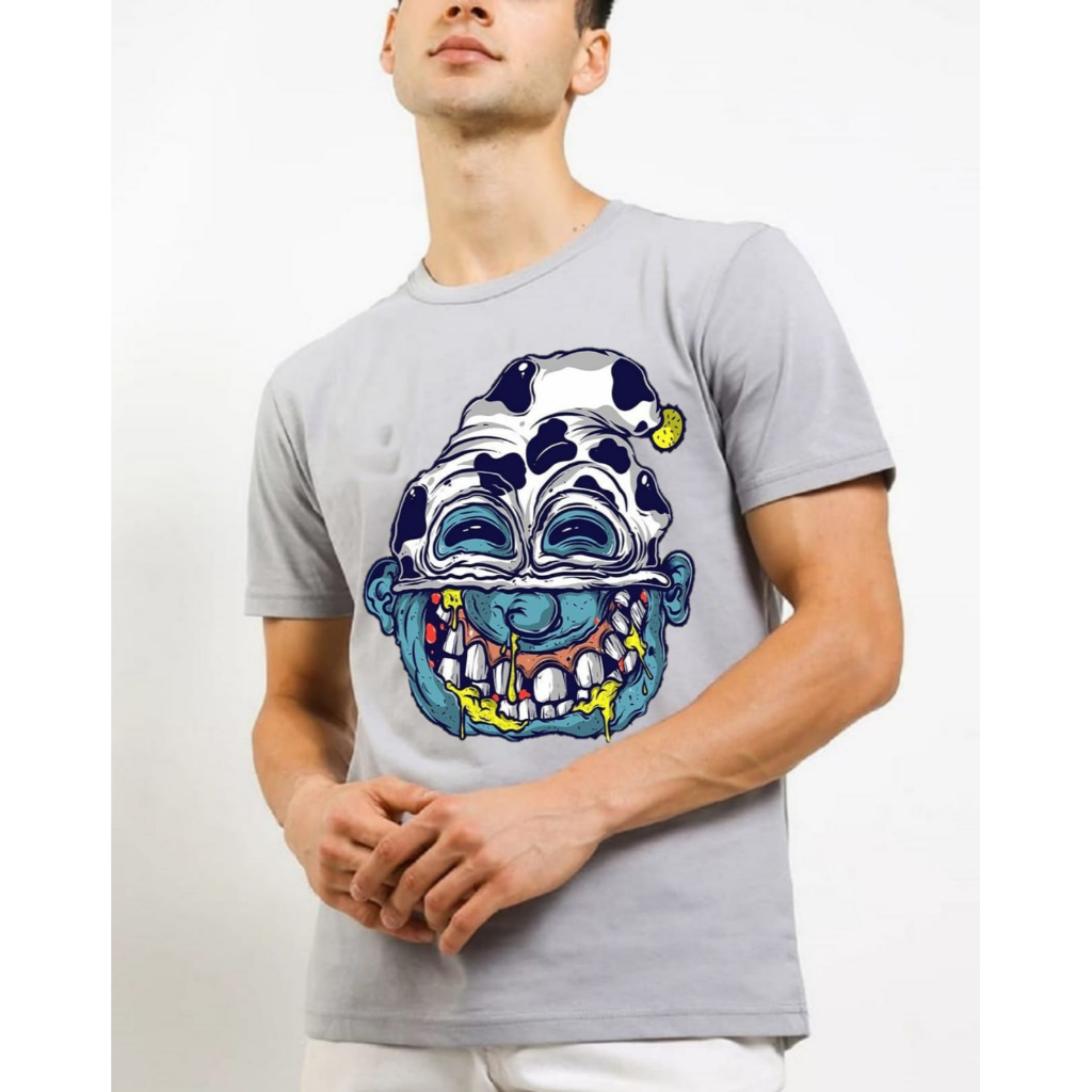 Jual Kaos Premium 3D Animasi Gigi Sapi H007 | Shopee Indonesia