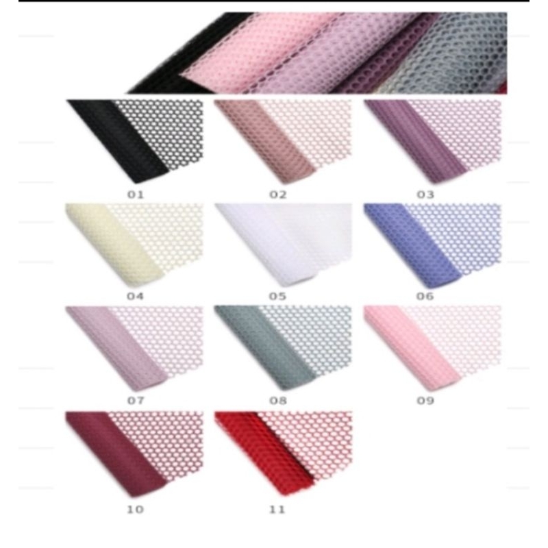 Jual Korean Circle Net / FLOWER MESH KOREAN CIRCLE NETT / Wrapping ...