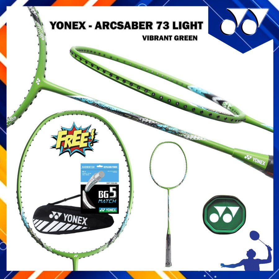 Jual Raket Badminton Yonex Arcsaber 73 Light Rudy Series Vibrant Green ...
