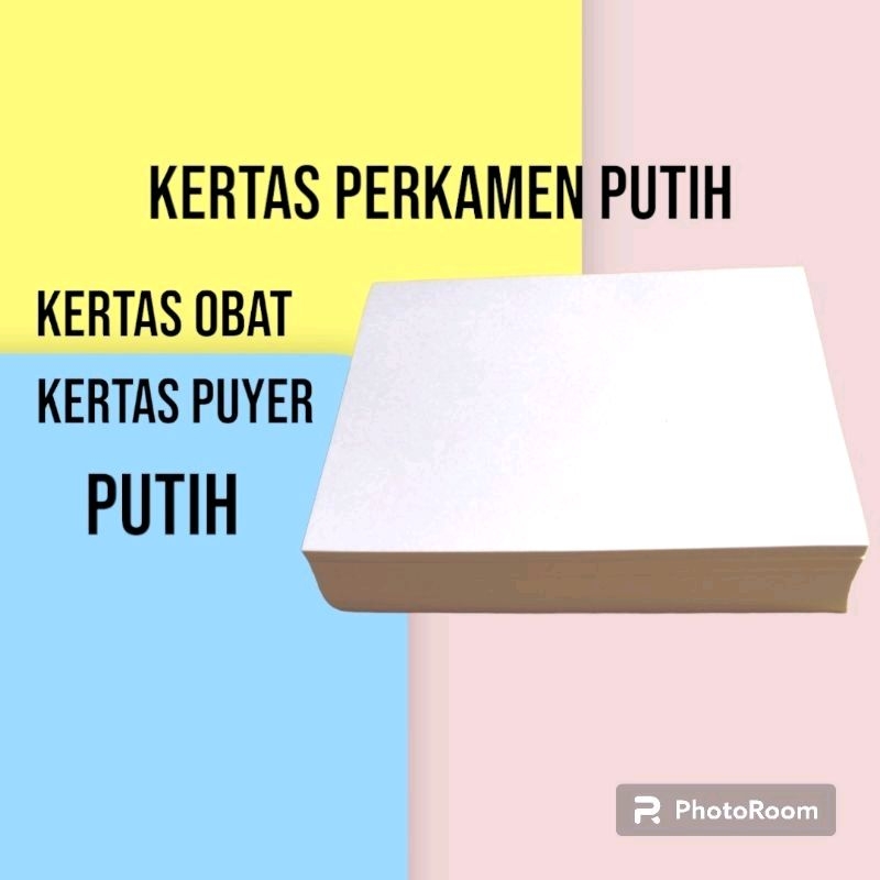 Jual Kertas Obat Putih, Kertas Perkamen Putih 11 x 8 cm, Kertas Puyer Putih | Shopee Indonesia