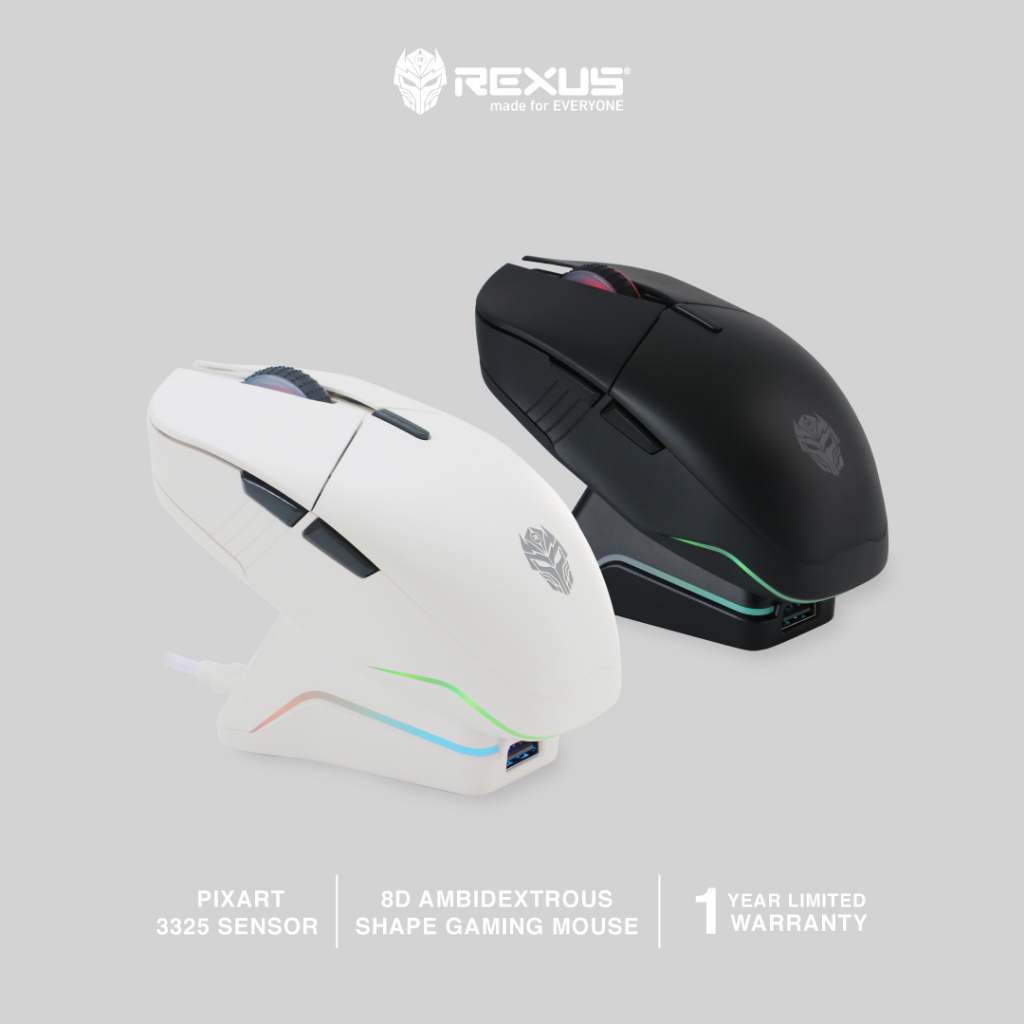 Jual Rexus Mouse Gaming Wireless SHAGA RX-130 | Shopee Indonesia