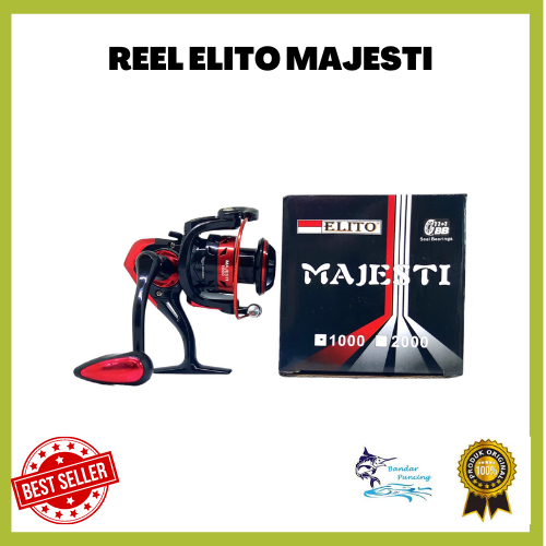Jual Reel Pancing ELITO MAJESTI 1000-3000 ONE WAY 11+1 BB Spool ...