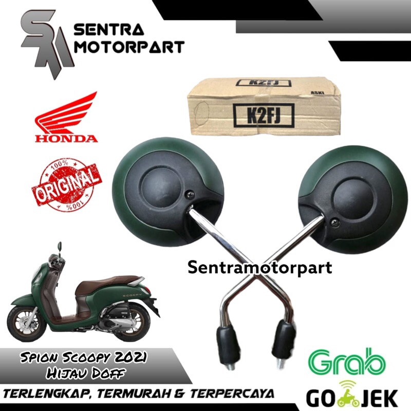 Jual Kaca spion honda all old new scoopy fi esp 2021 prestige K2F ...