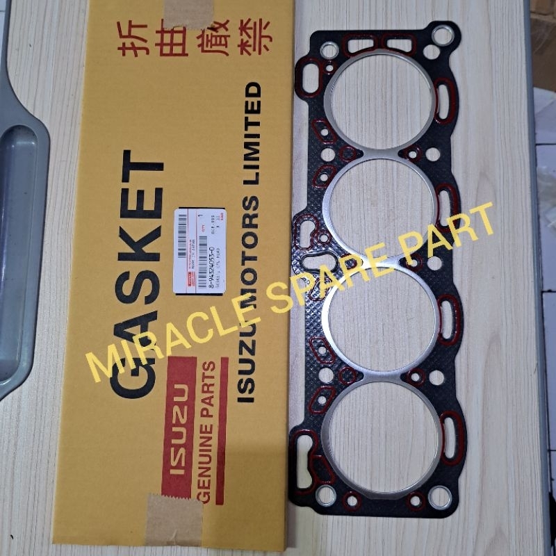 Jual Paking Kop Gasket Only Cylinder Head Deksel Trooper Bensin 4ZD1 4ZD1 | Shopee Indonesia