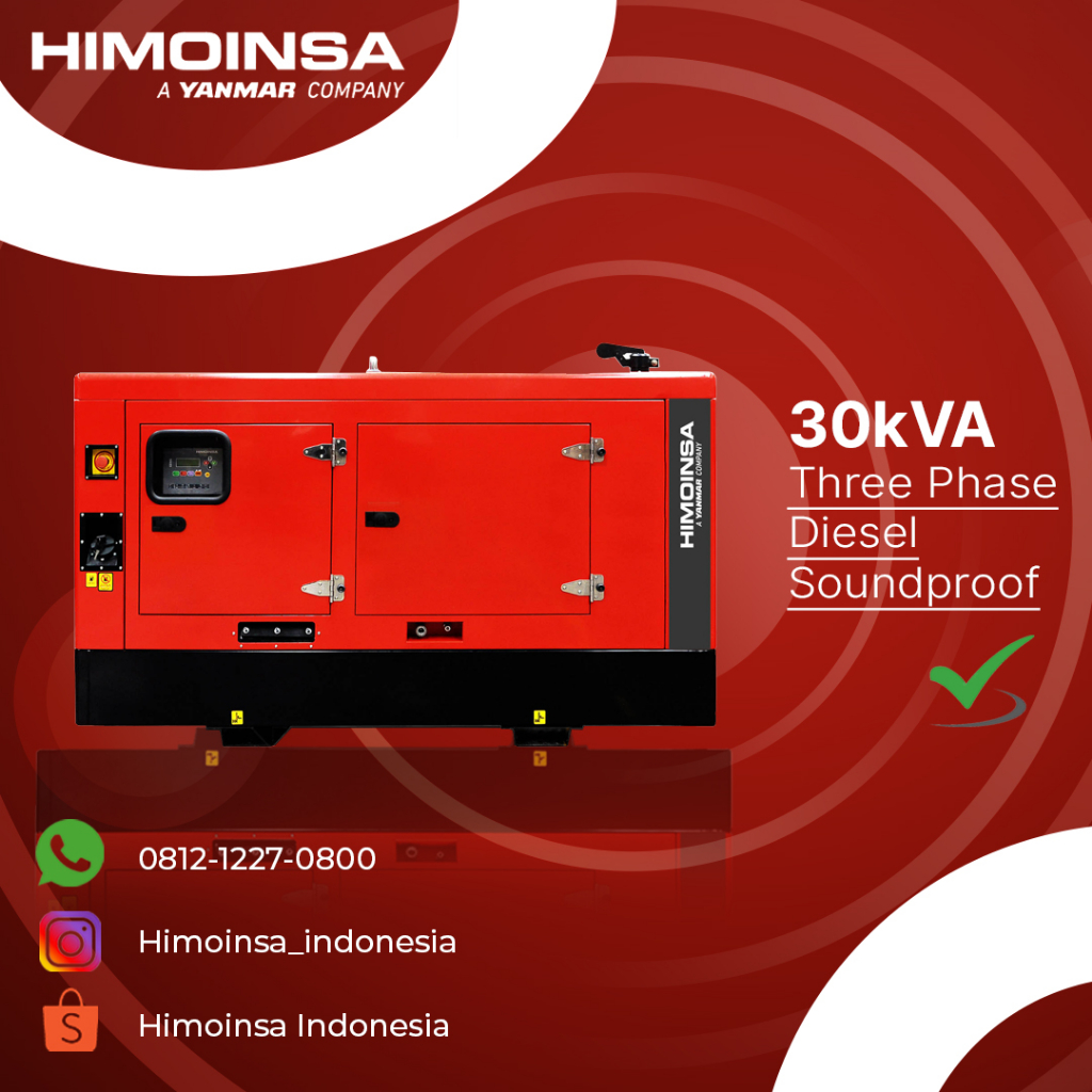 Jual Genset Diesel 30 KVA Yanmar Silent/Open Stamford - Murah ...