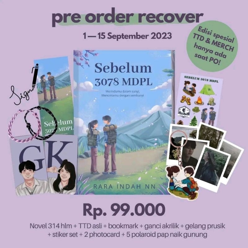 Jual Sebelum 3078 MDPL - Rara Indah NN - SP (Hanya Buku) | Shopee Indonesia
