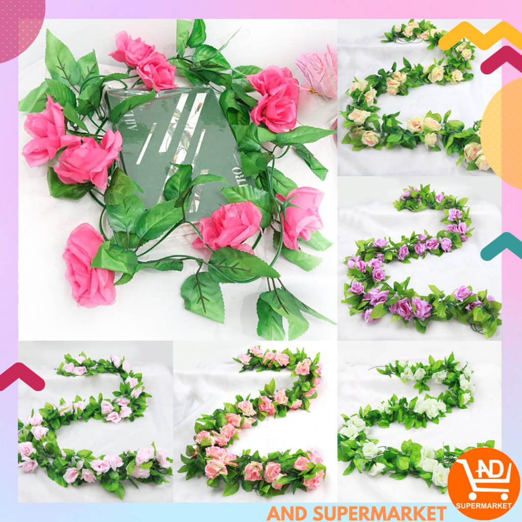 Jual Bunga Rambat Hiasan Artificial Flowers Juntai Dekorasi Rumah Acara ...