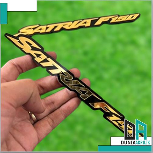 Jual EMBLEM SATRIA F150 LOGO SATRIA F150 AKRILIK | Shopee Indonesia