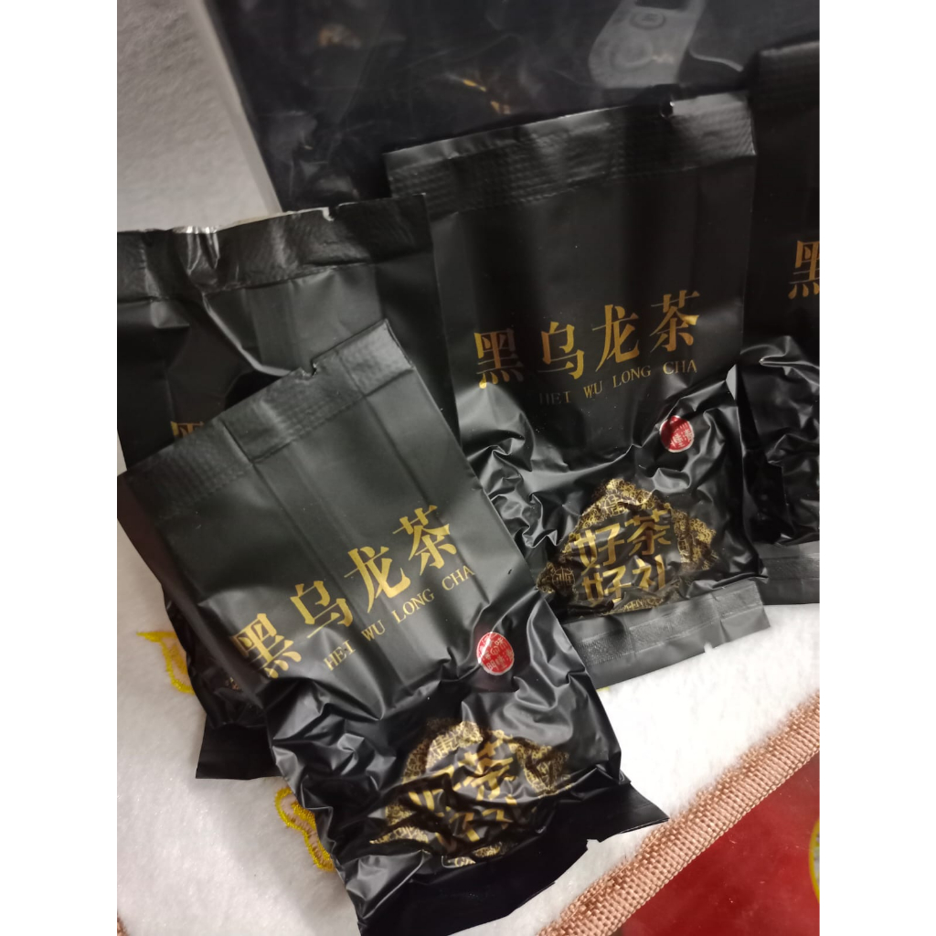 Jual Teh Hei Wu Long Cha 黑乌龙茶 1 box isi 32pcs | Shopee Indonesia