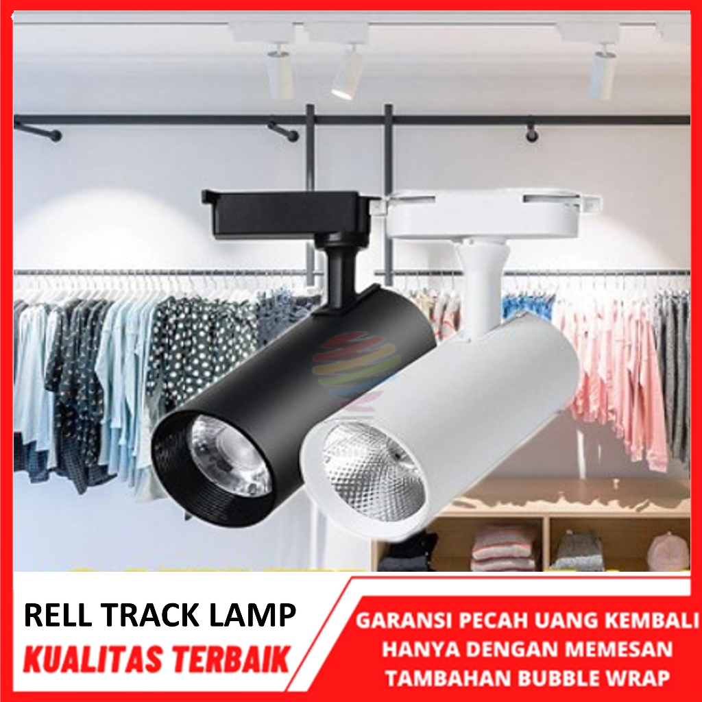Jual Lampu Rel Track Sorot 30W Track Lamp 30W Set Lengkap | Shopee ...