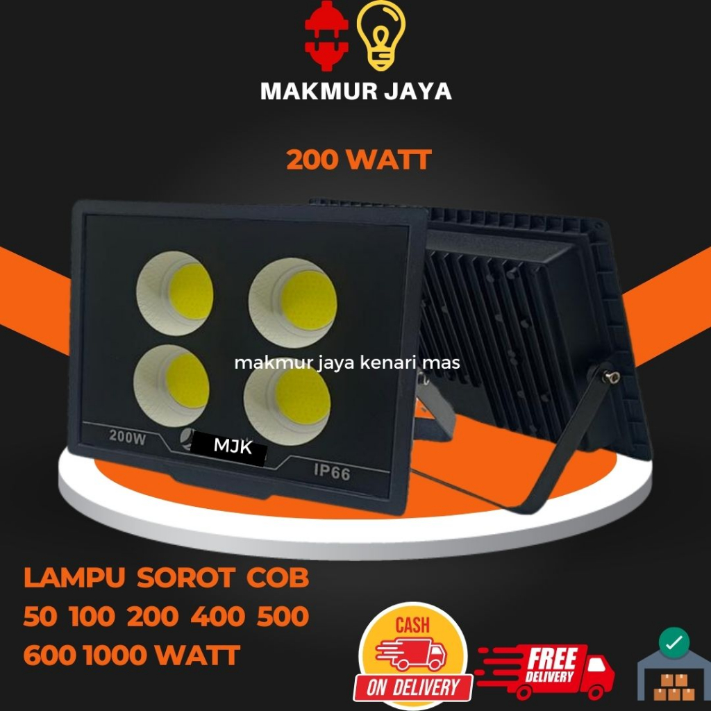 Jual Lampu Sorot LED 200 watt / Lampu Tembak Floodlight 200w 200 w untuk Panggung / Outdoor ...