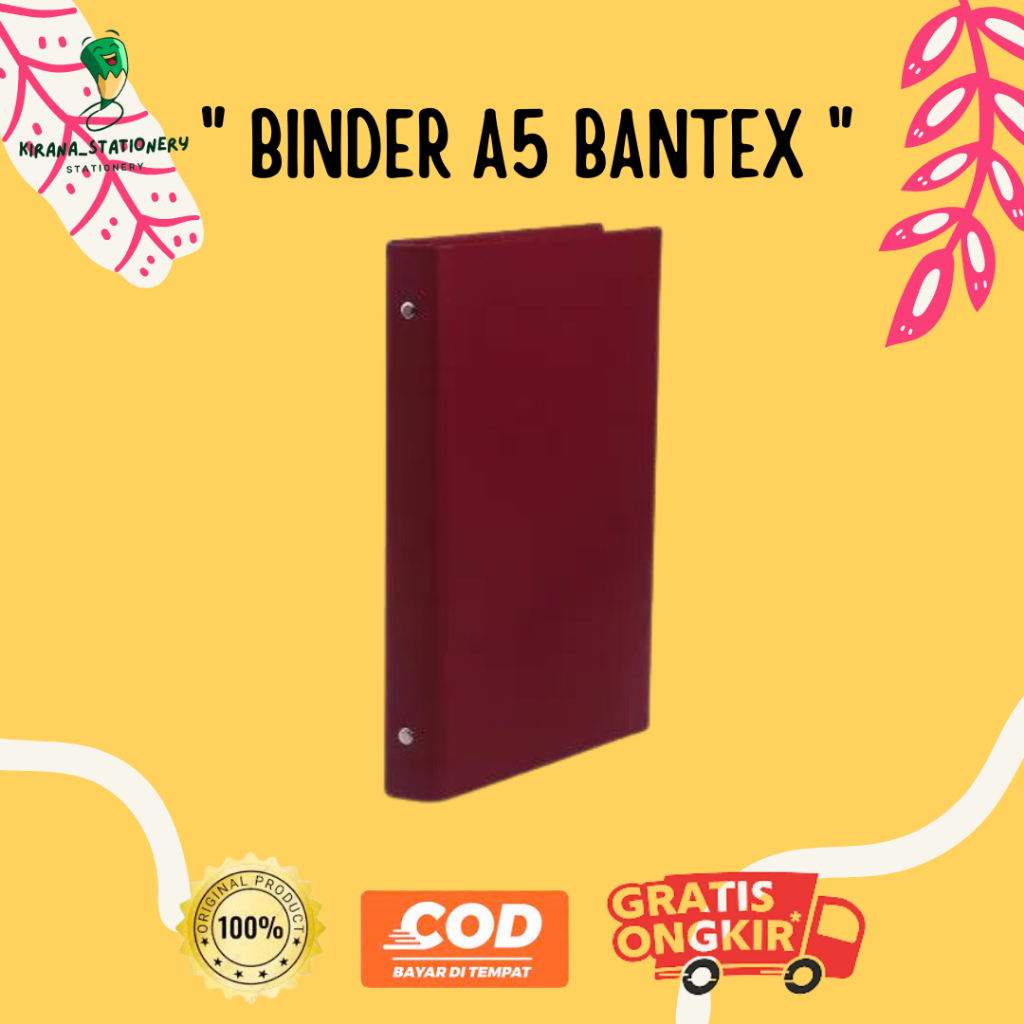 Jual MAP BINDER BANTEX WARAN MAROON UK A5 132414 BANTEX BINDER MURAH | Shopee Indonesia