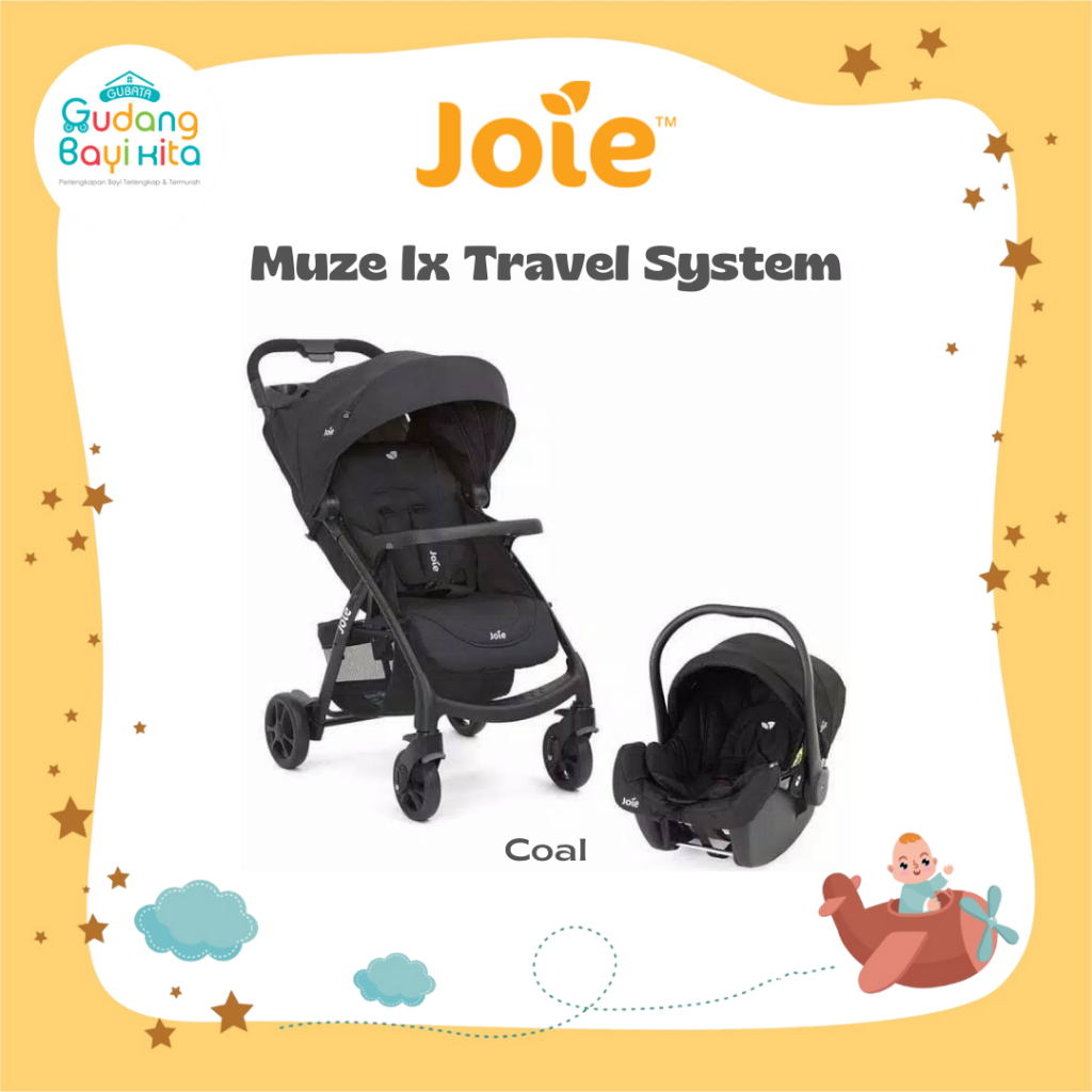 Jual Joie Stroller Muze lx Travel System - Stroller Joie Plus Car Seat ...