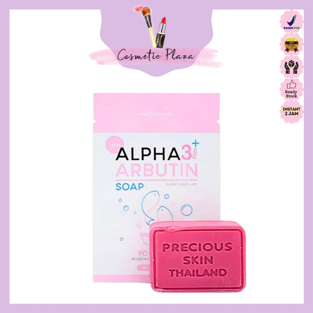 Jual PRECIOUS SKIN Alpha Arbutin 3 Plus Collagen Whitening Soap Sabun 80gr BPOM | Shopee Indonesia