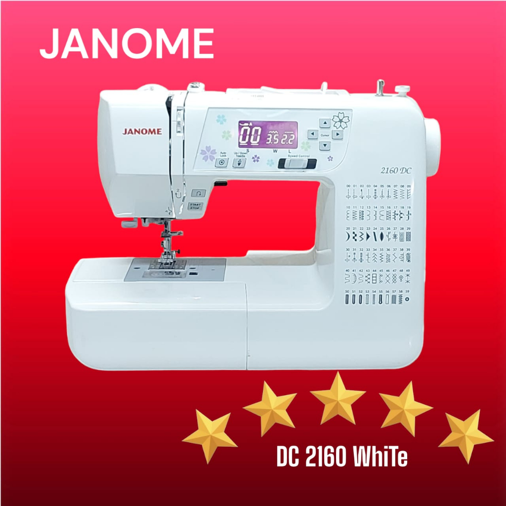 Jual mesin jahit model komputer merk janome model 2160dc | Shopee Indonesia
