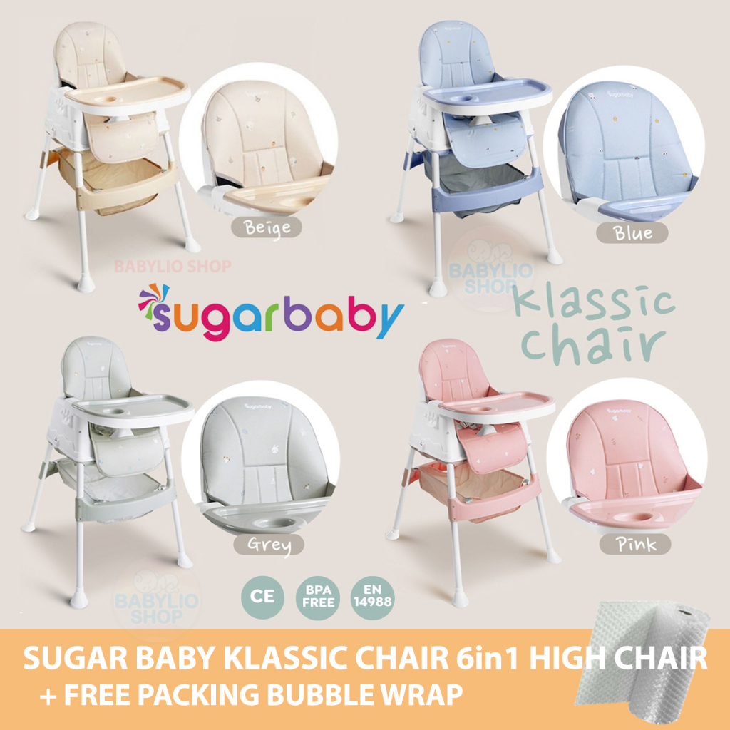 Jual Sugar Baby K Chair 6 in 1 Baby Booster Seat Chair and High Chair Sugarbaby Klassic Chair ...