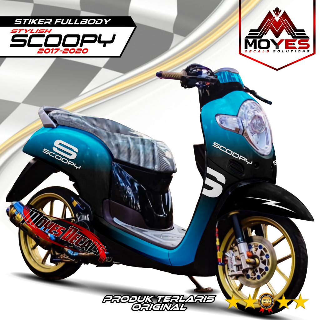 Jual Decal Stiker Fullbody Scoopy - Stiker Scoopy MYS244 | Shopee Indonesia