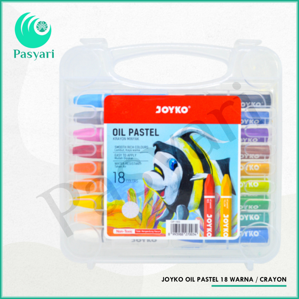 Jual JOYKO OIL PASTEL 18 Warna / Crayon | Shopee Indonesia